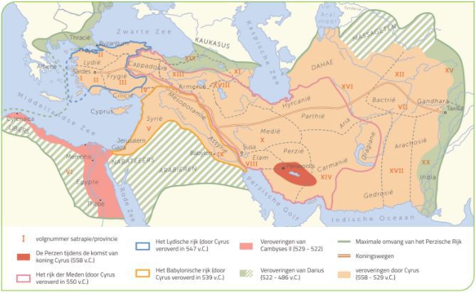 1. Het Perzische Rijk bedreigt Hellas